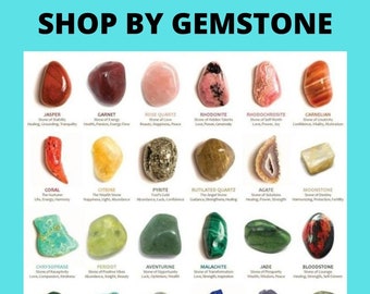 Gemstone Charts | Etsy