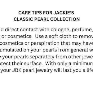 Jackie Kennedy JBK Long Pearl Necklace JBK Long Pearls JBK 3 Triple ...