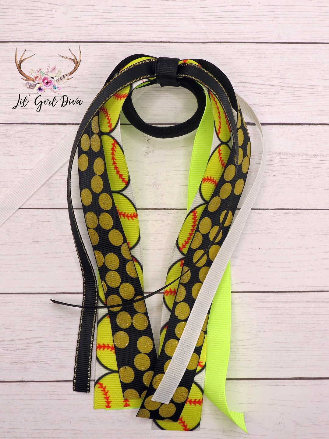 Softball Pony Streamer School Spirit Streamer School Uniform - Etsy