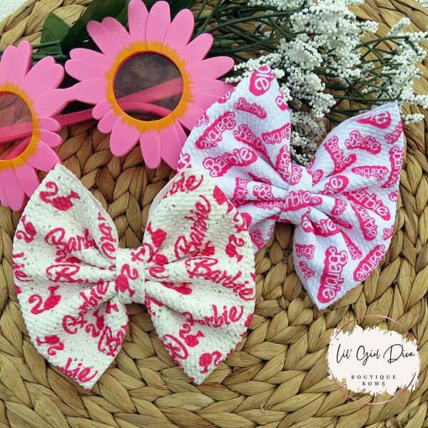 Barbie Hair Bow - Etsy