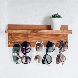 Sunglass Display With Shelf Sunglass Holder Sunglass Rack | Etsy