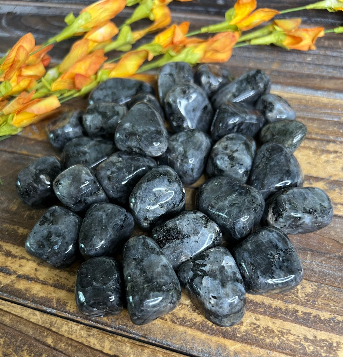 Larvikite Tumbled Crystals - Etsy