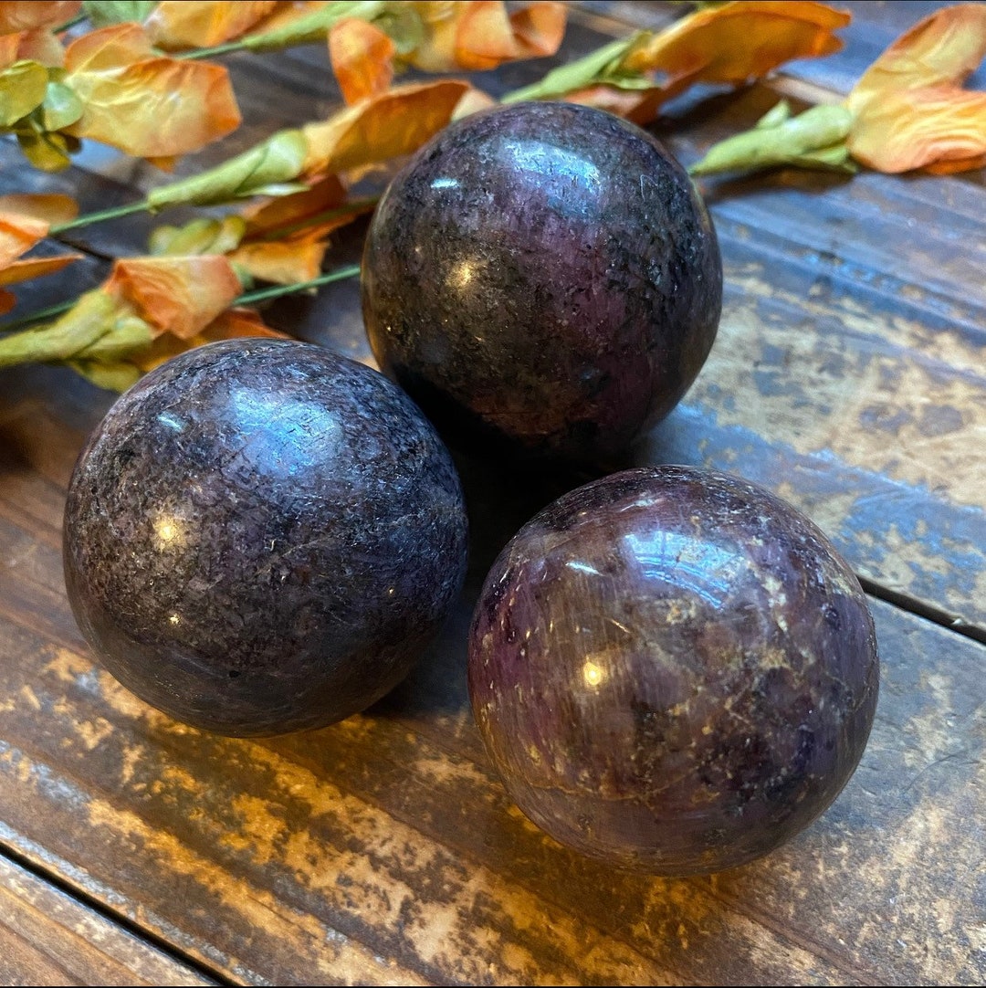 Ruby Spheres Crystals - Etsy