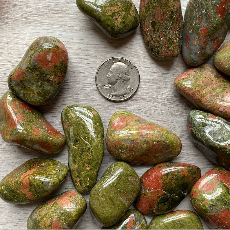Unakite Crystals | Etsy