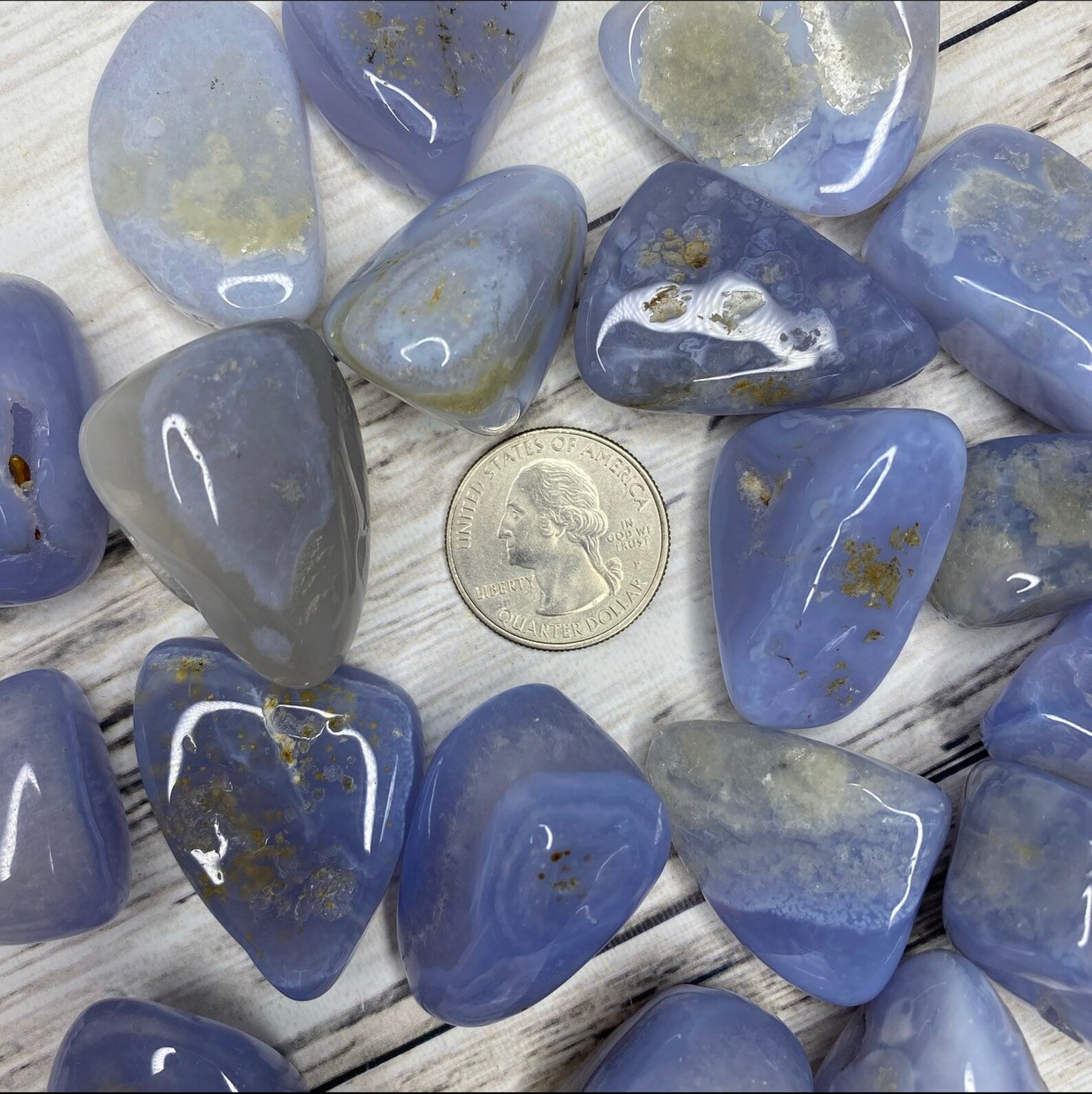 Blue Lace Agate Crystals | Etsy