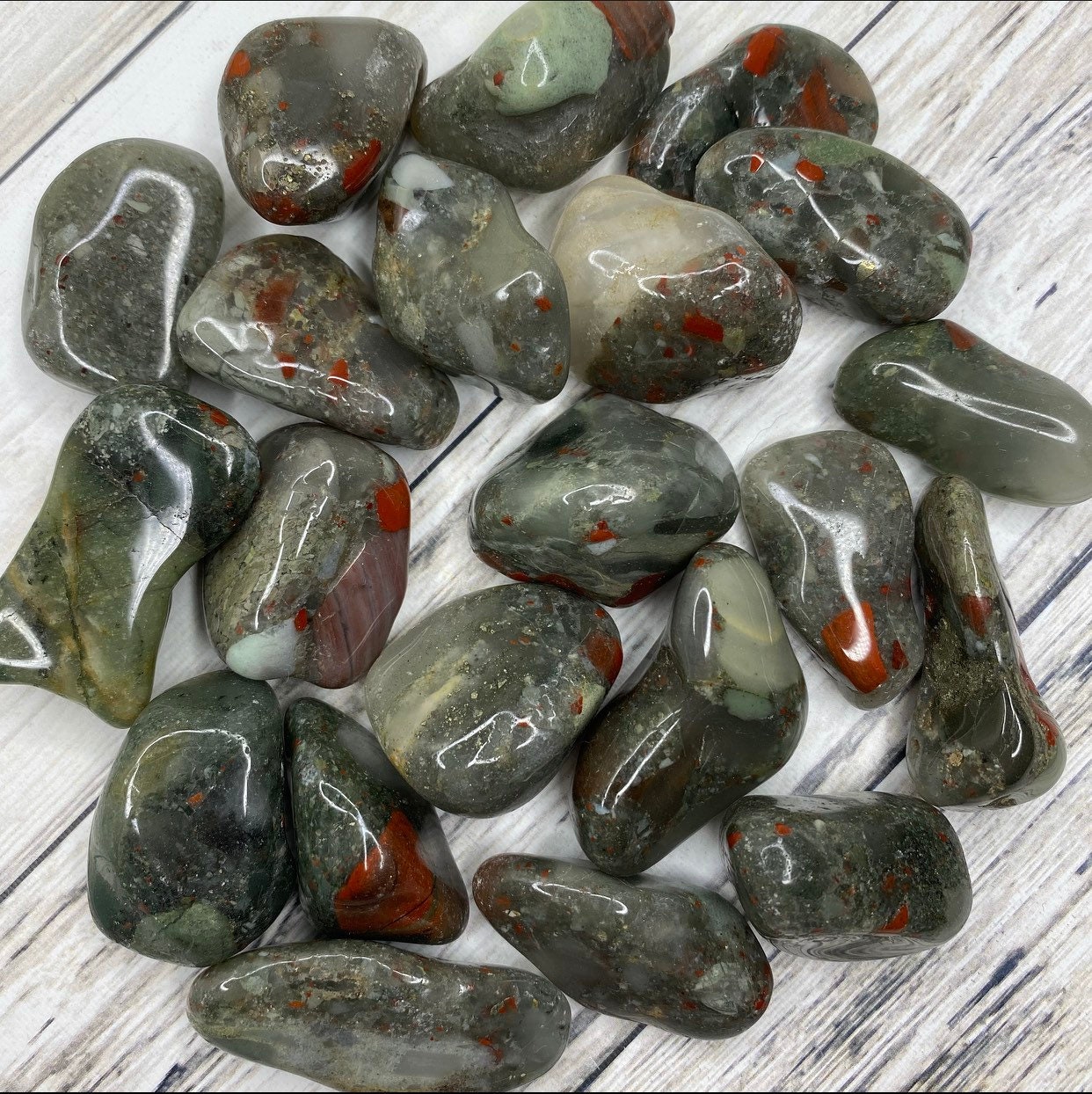 African Bloodstone Crystals | Etsy