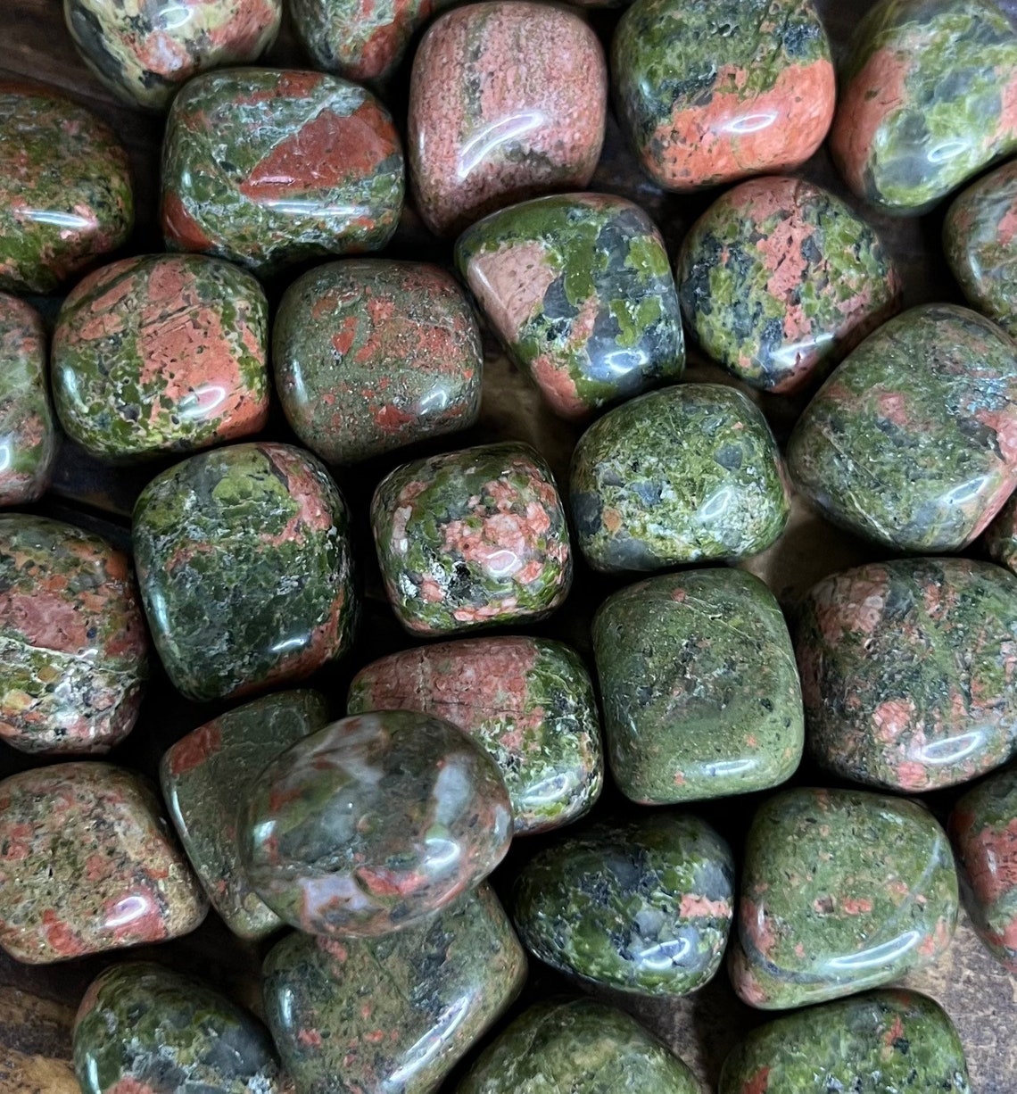 Unakite Crystals - Etsy