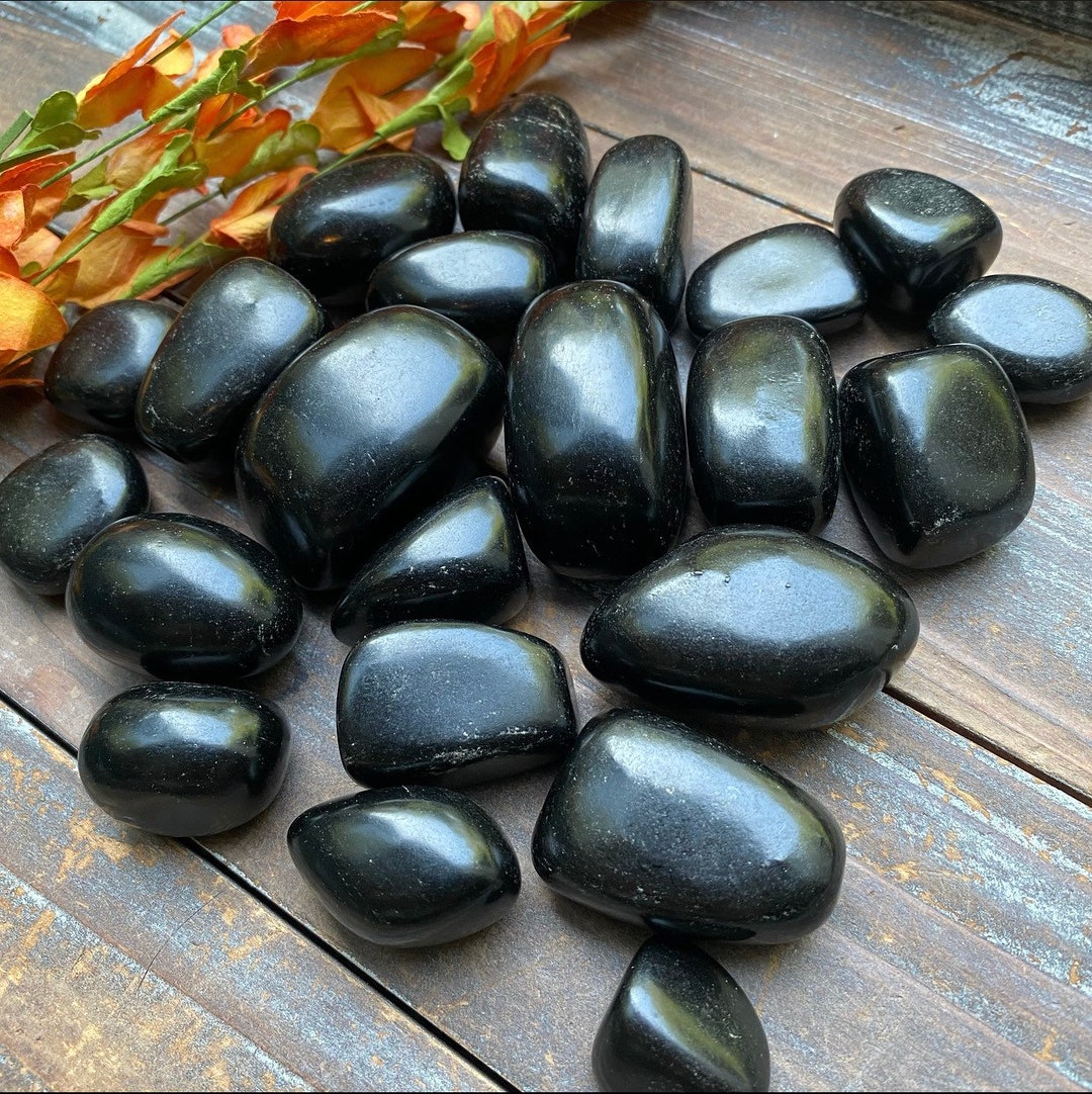 Tumbled Jet Crystals - Etsy