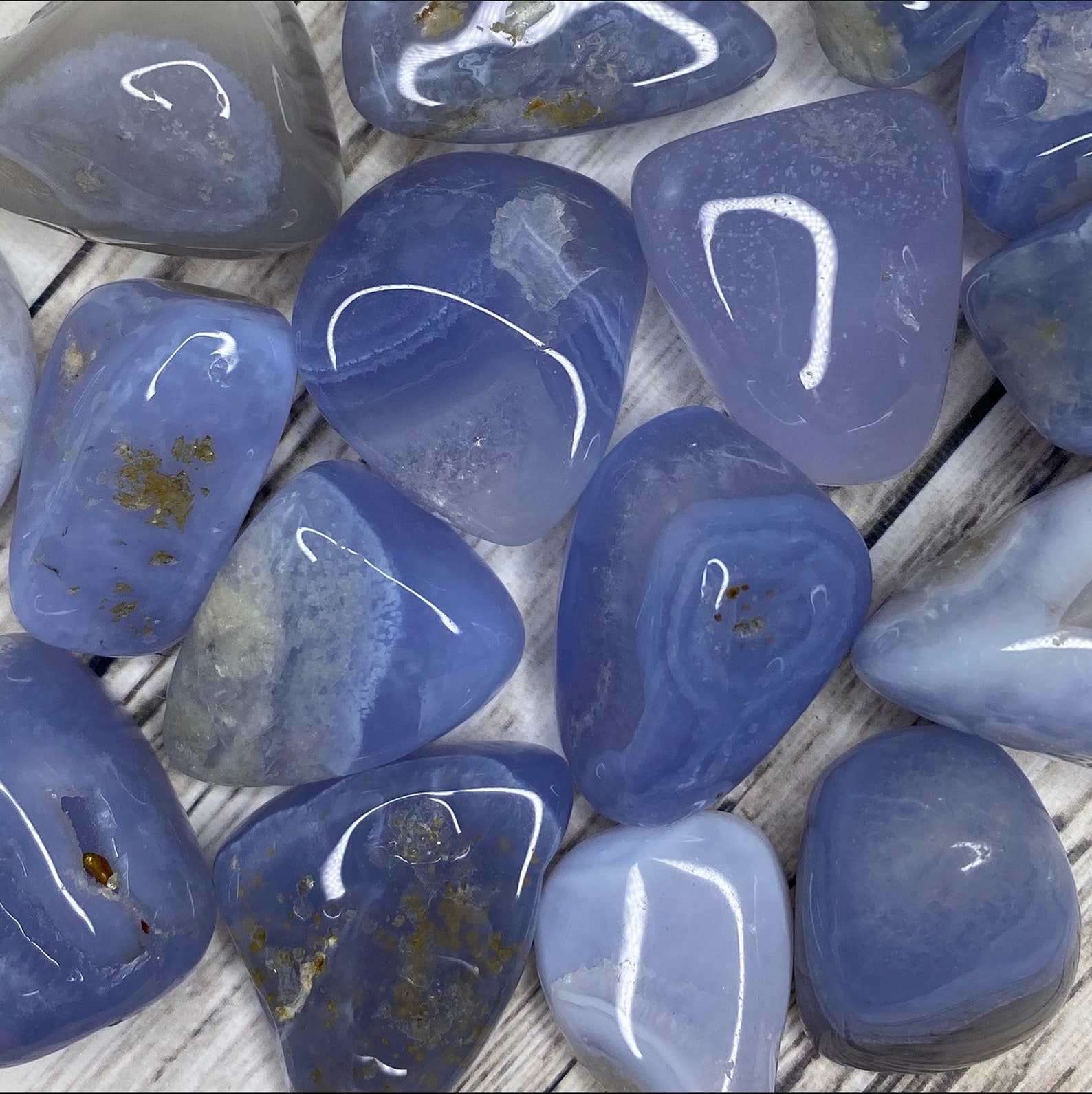 Blue Lace Agate Crystals | Etsy