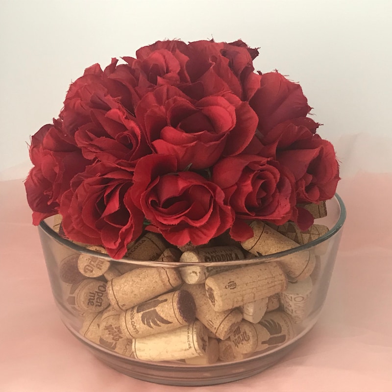 Red Rose Centerpiece - Etsy
