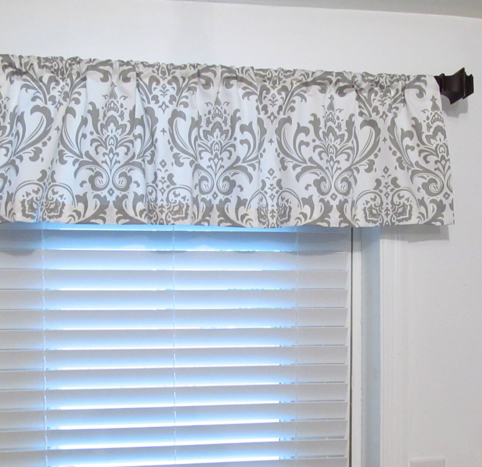 Straight Window Valance/ Kitchen Bedroom Dining Nursery - Etsy