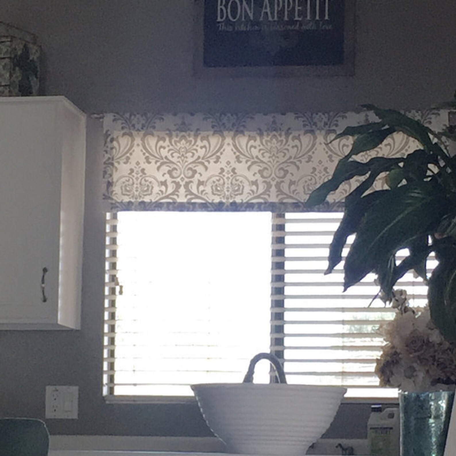 Straight Window Valance/ Kitchen Bedroom Dining Nursery - Etsy