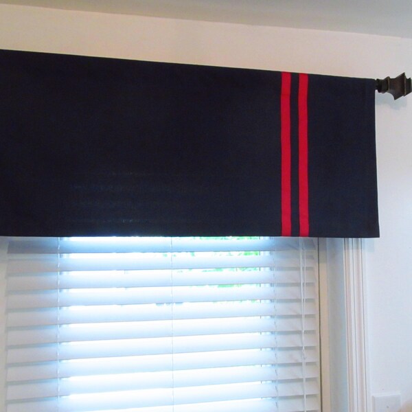 Red Black Curtains - Etsy