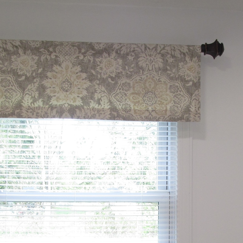 Brown Straight Valance - Etsy