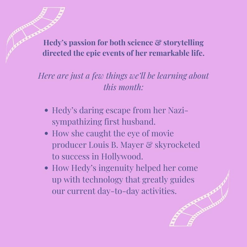 The Marvel Museum: Hedy Lamarr Learning Guide (history Like You've ...