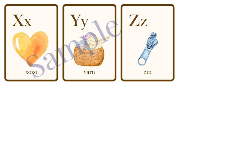 A Homemaker's Alphabet Cards - Etsy