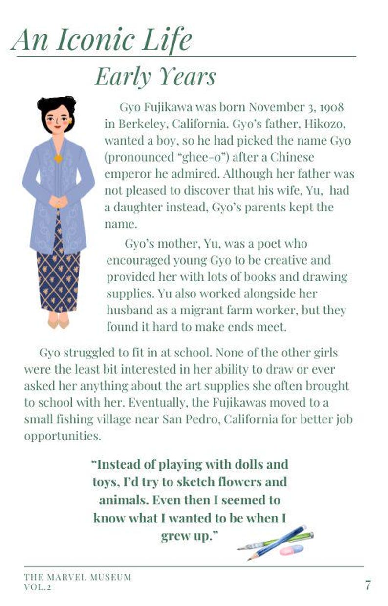 Gyo Fujikawa Learning Guide (from the Marvel Museum: History Like You ...