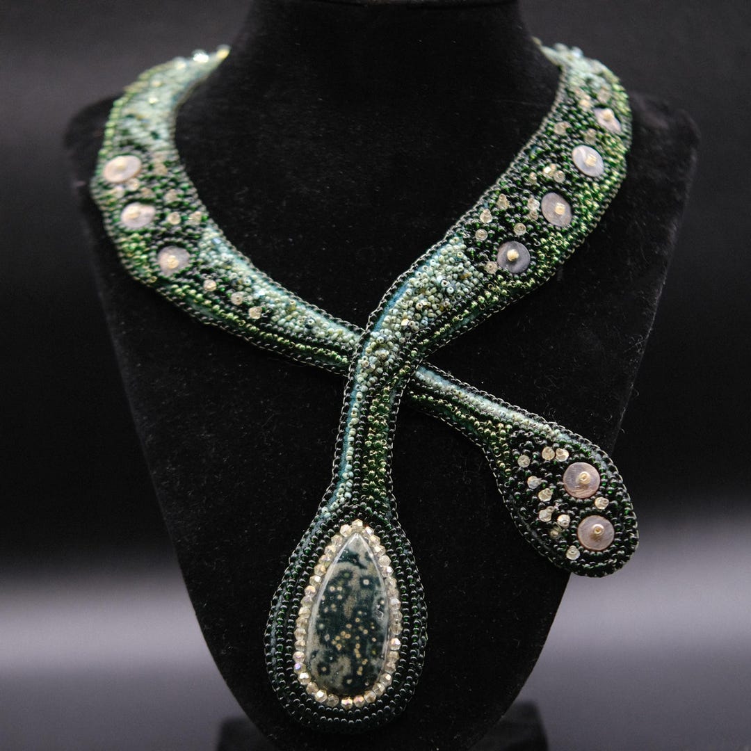 The Medusa Bead Embroidery - Etsy
