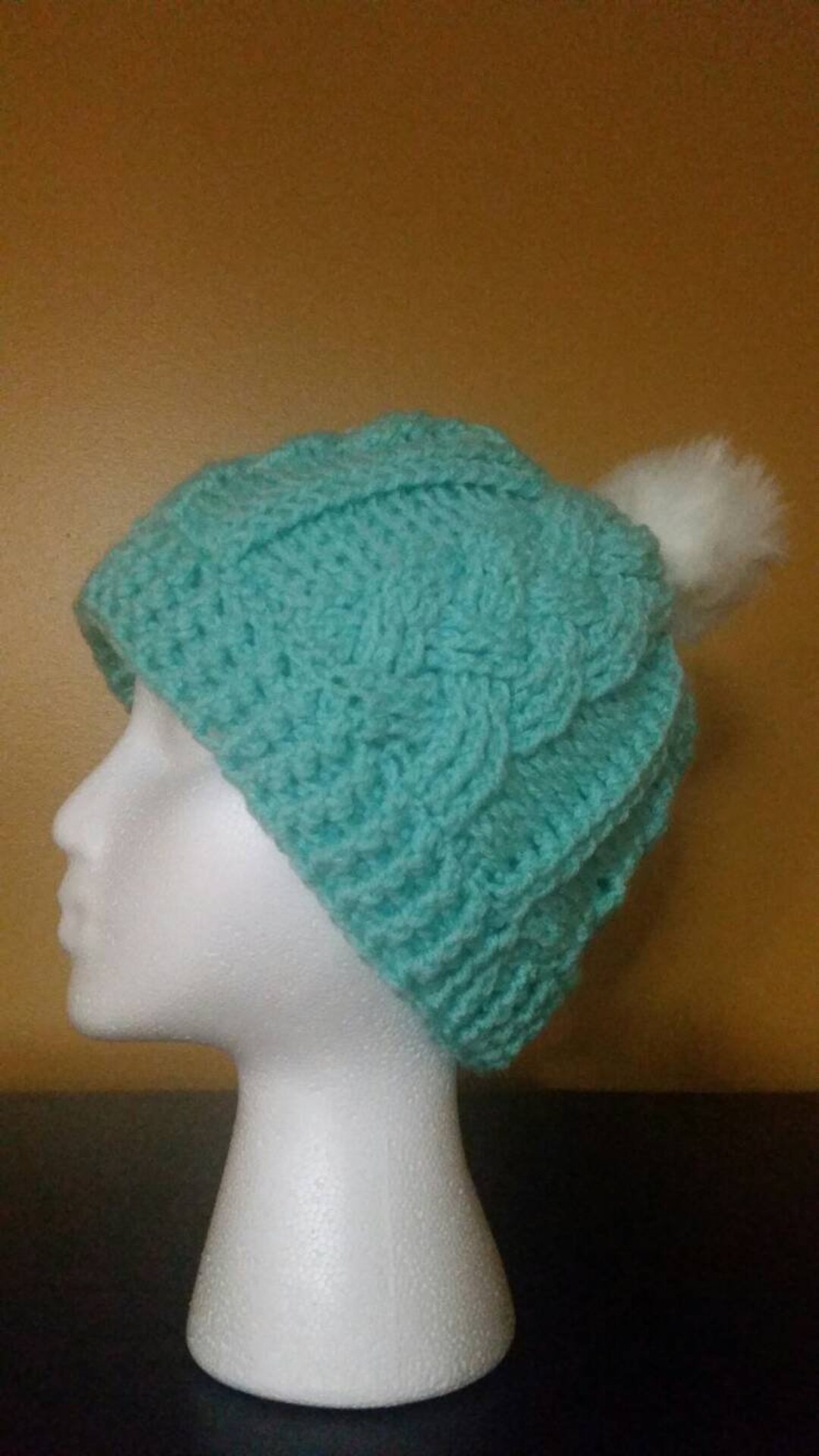 Cozy Winter Hat With Pom Pom - Etsy