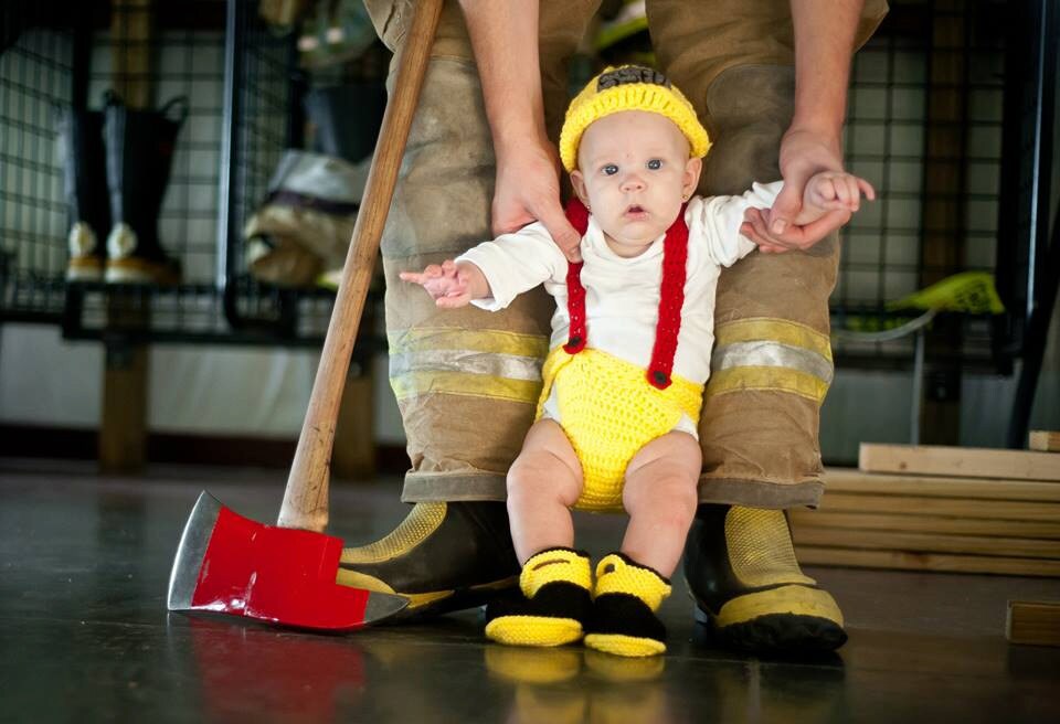 Baby Firefighter Set - Etsy