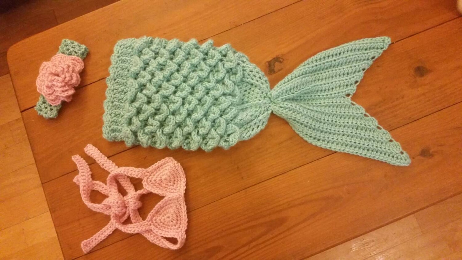 Scaly Mermaid Baby Costume and Photo Prop - Etsy