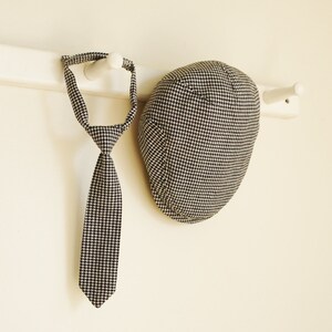 Houndstooth Suiting Material Necktie for Baby, Photo Prop, Birthday ...