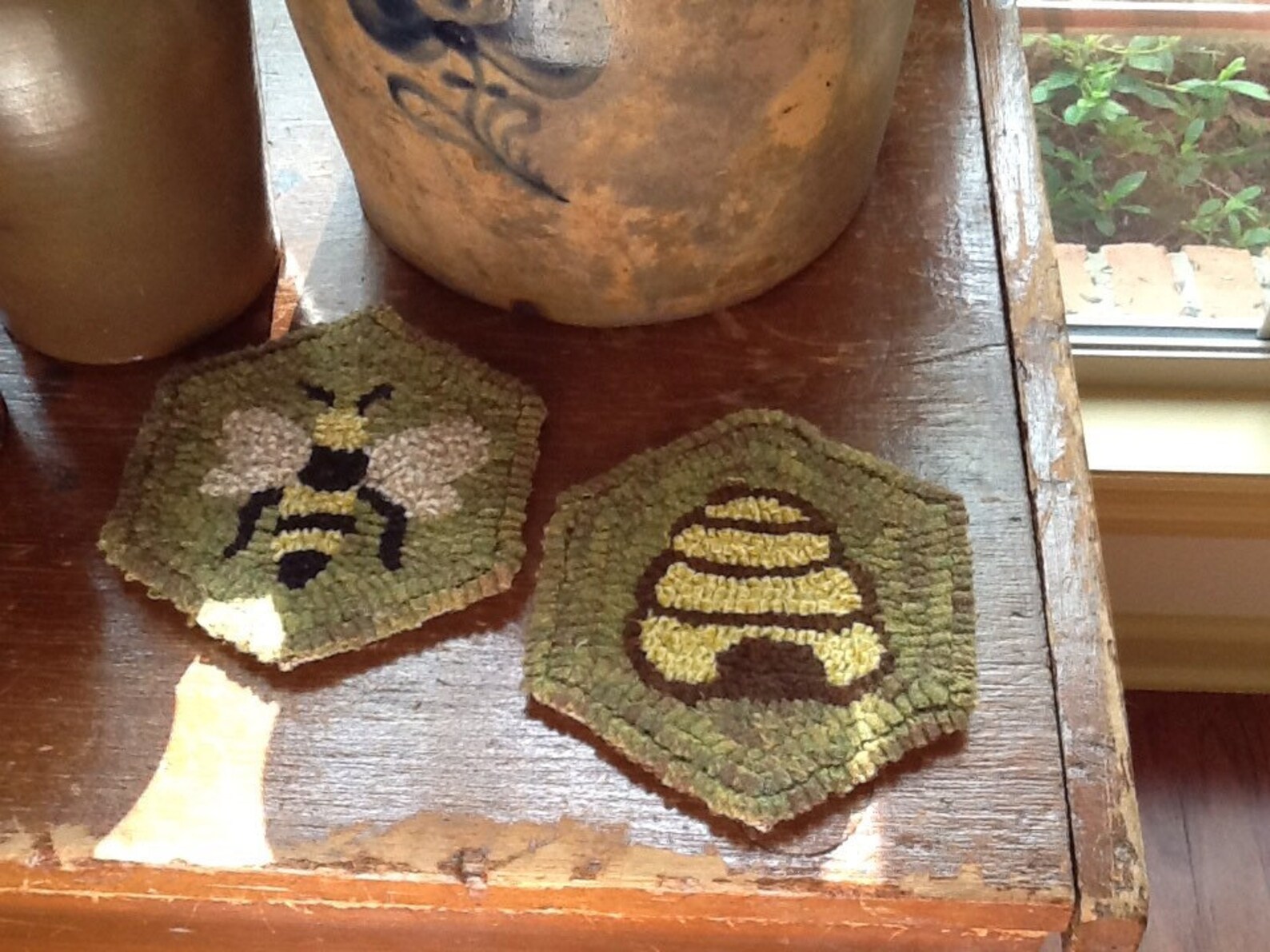 Honey Bee Coasters - Etsy