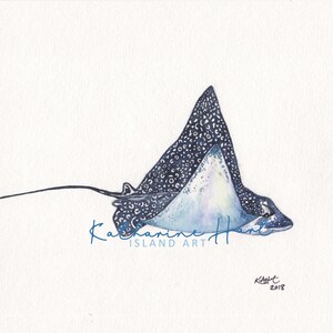 Spotted Eagle Ray Watercolour DIGITAL/DOWNLOADABLE/PRINTABLE - Etsy New ...