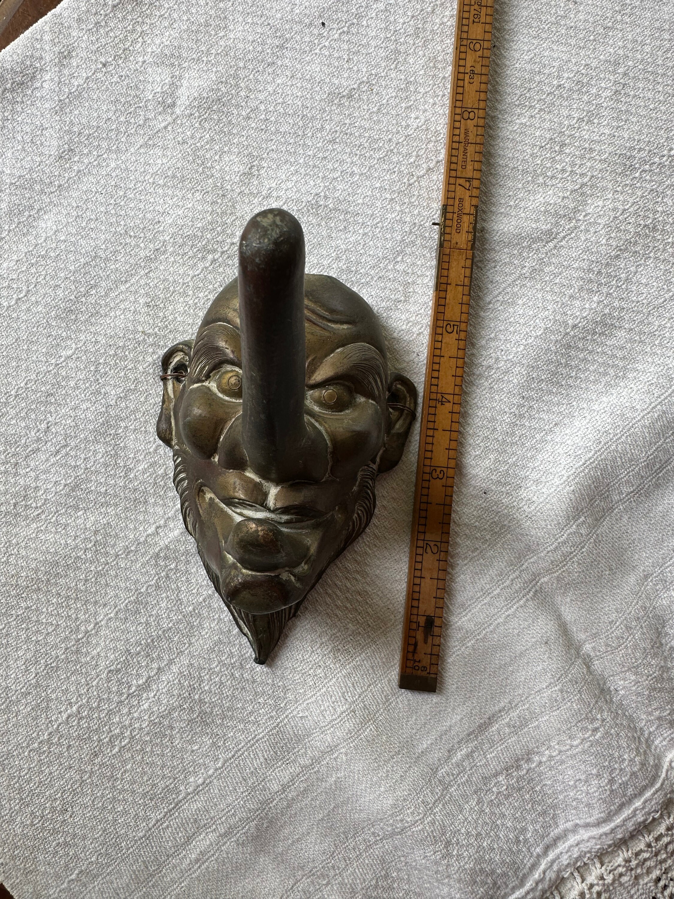 Antique Japanese Bronze Tengu Mask Japanese Mythology - Etsy