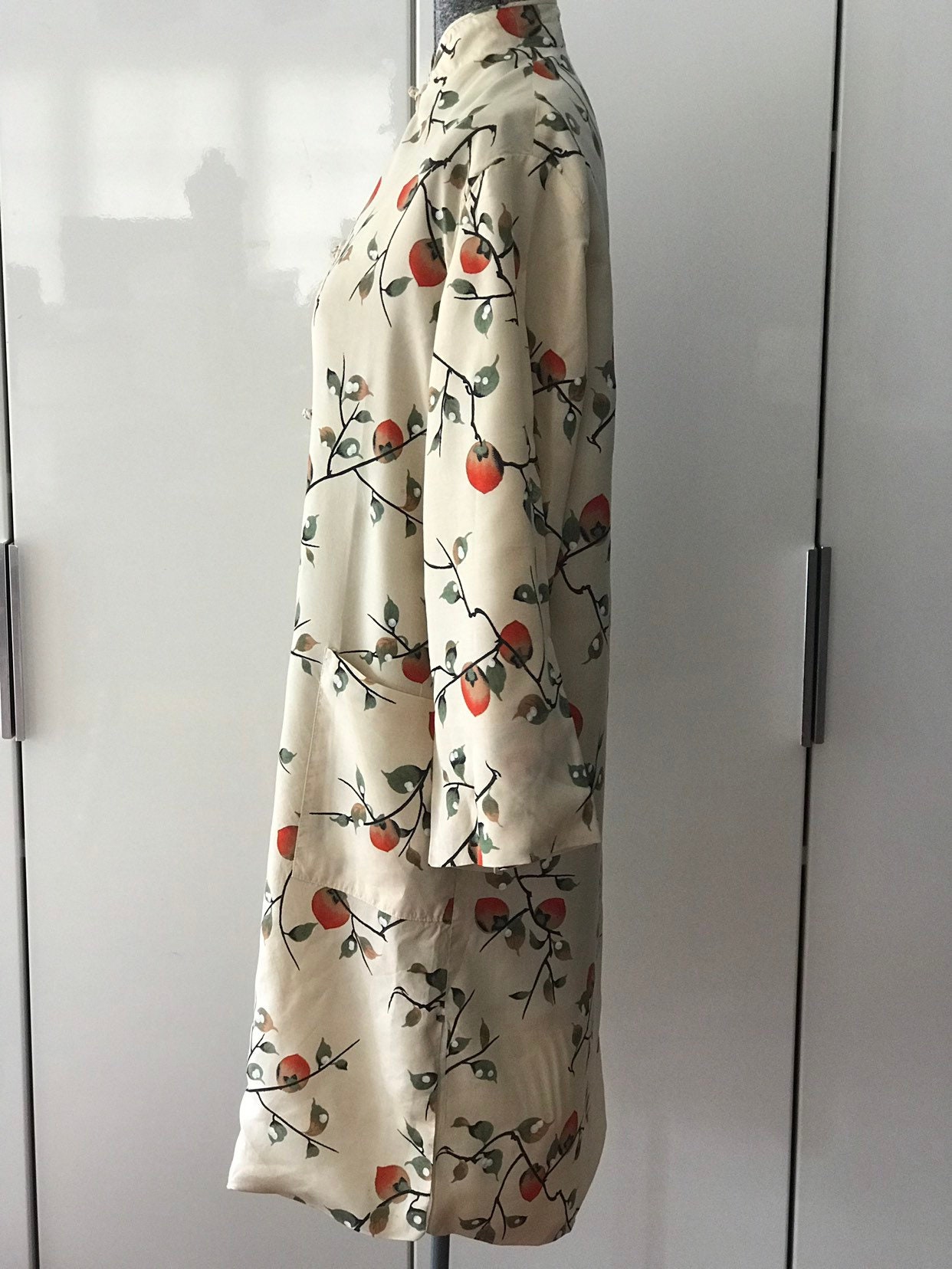 Salevintage Japanese Silk Robe Jacket - Etsy