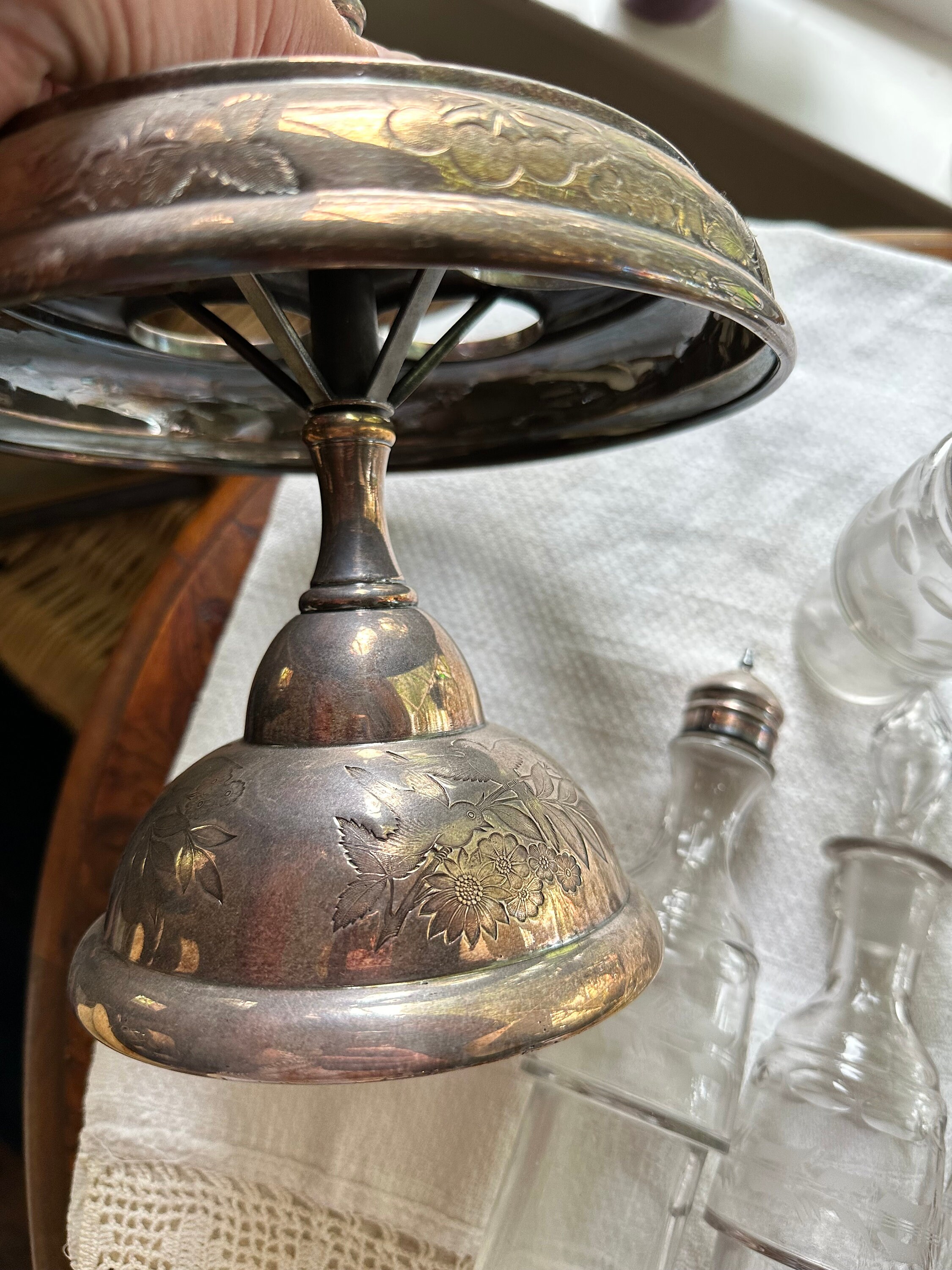 Antique Condiment Castor Victorian Salads Oil and Vinegar - Etsy