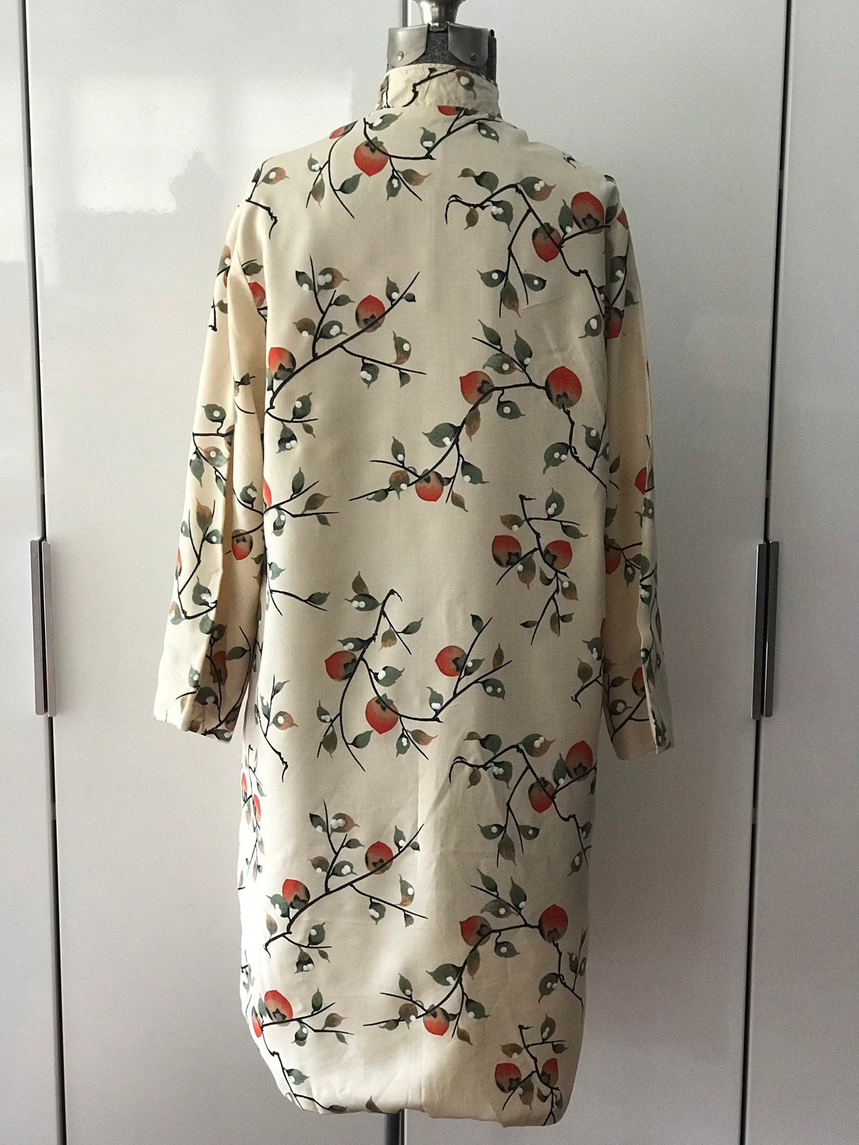 Salevintage Japanese Silk Robe Jacket - Etsy