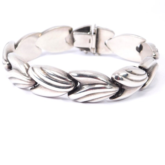 Sterling Silver Designer Bracelet Modern - Gem