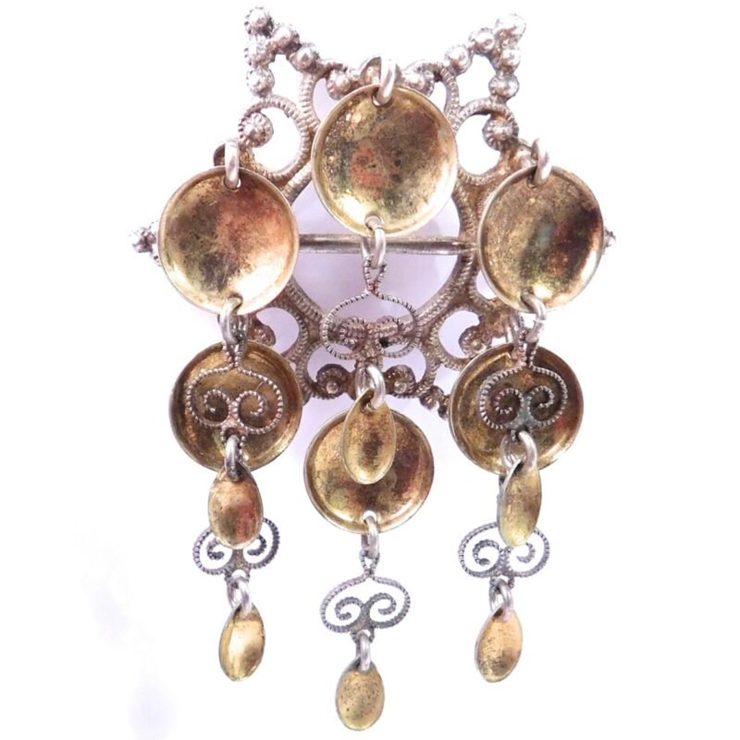 Vintage Signed Solje Brooch Pin 830s Ne - Etsy