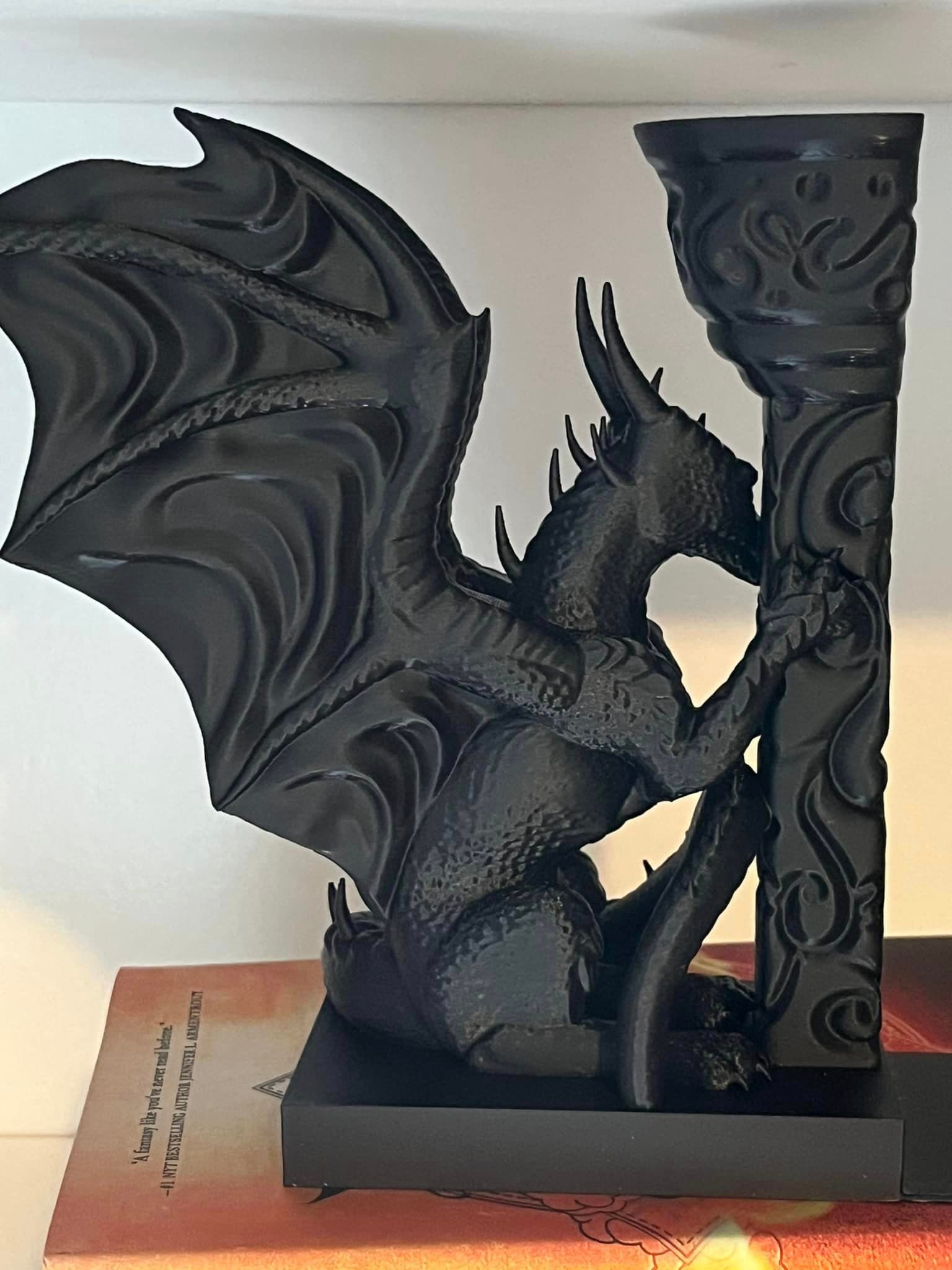 3D Printed Dragon Bookends - Etsy