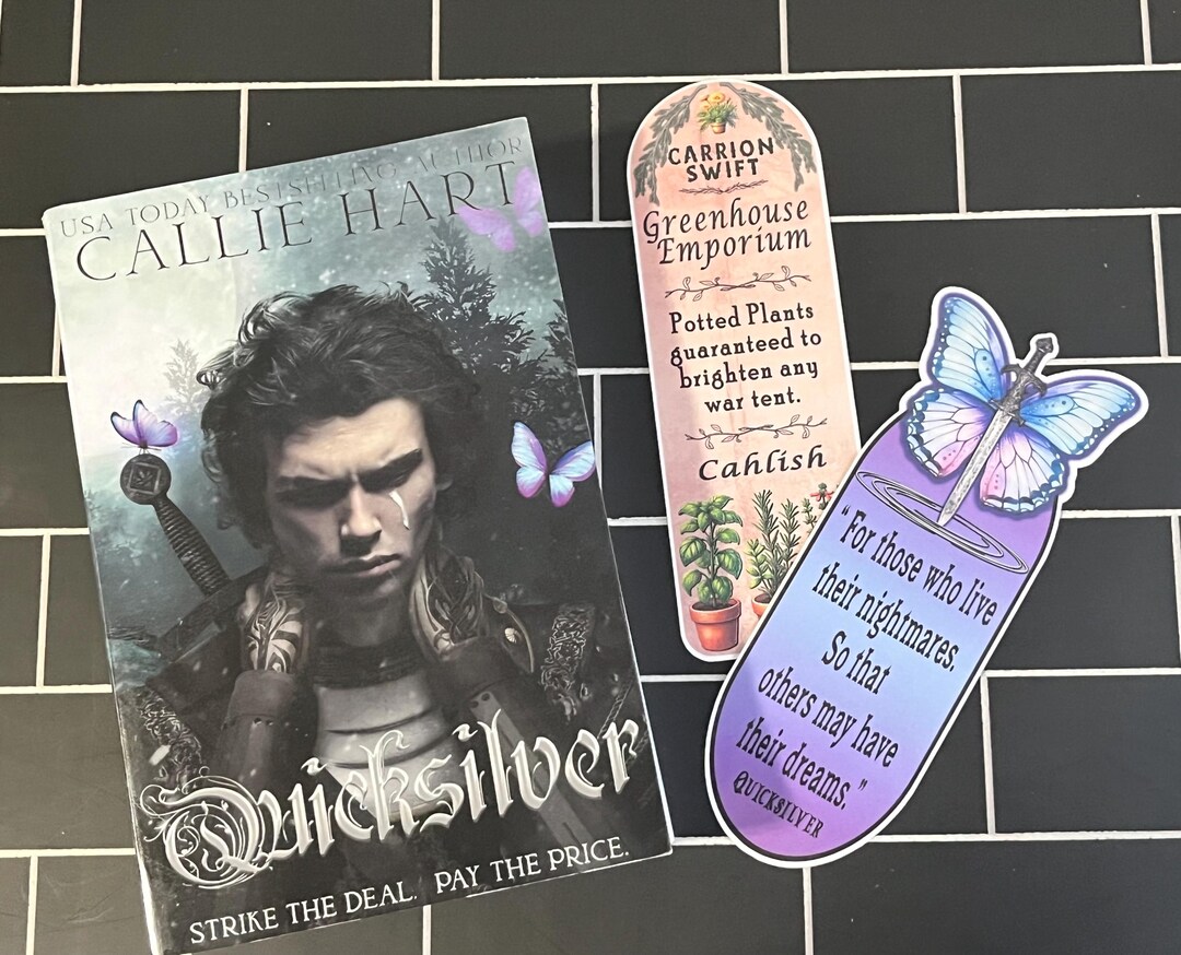 Quicksilver Inspired Bookmarks - Etsy