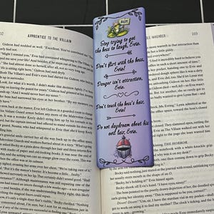 Villain Bookmarks - Etsy