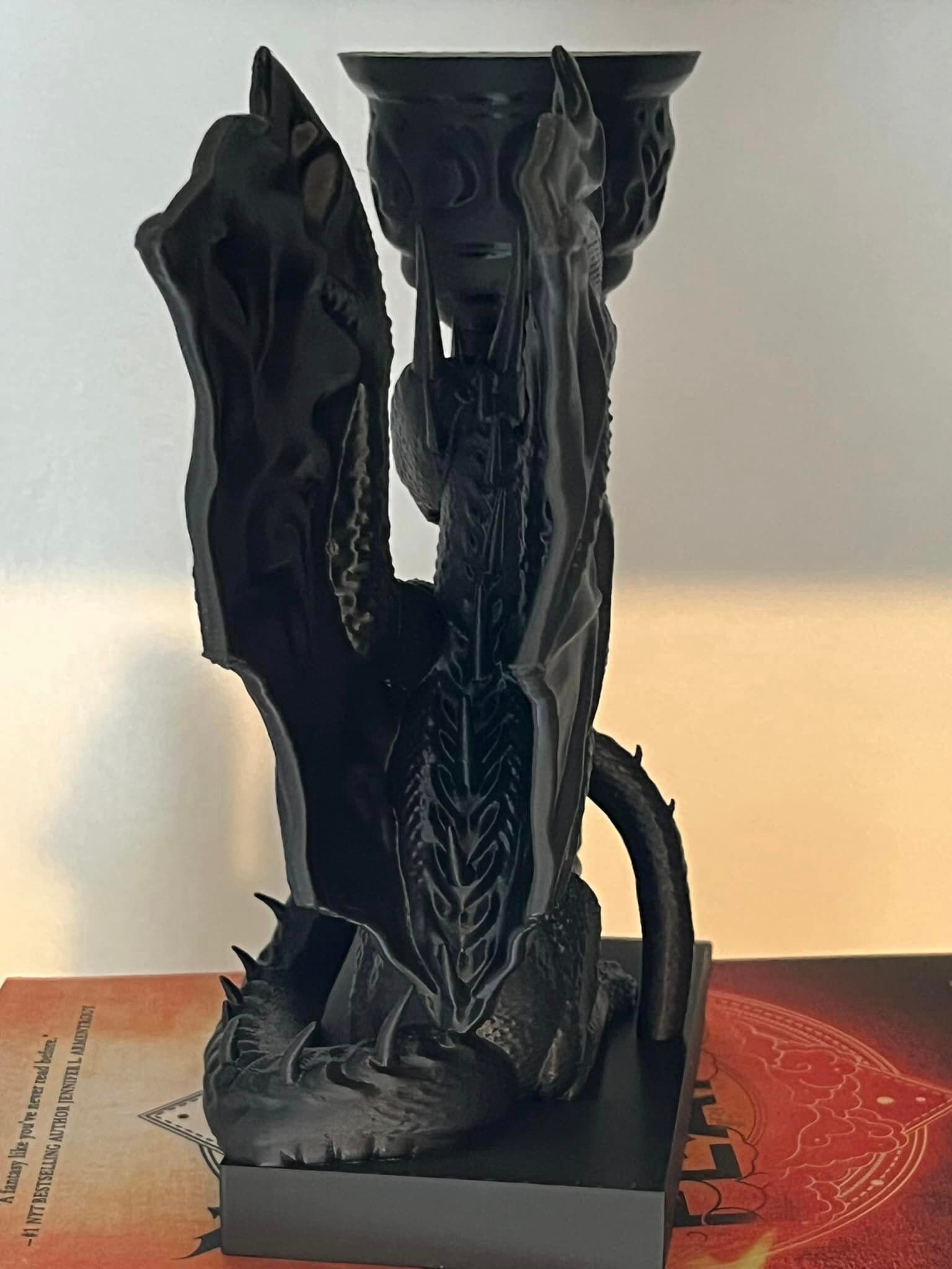 3D Printed Dragon Bookends - Etsy