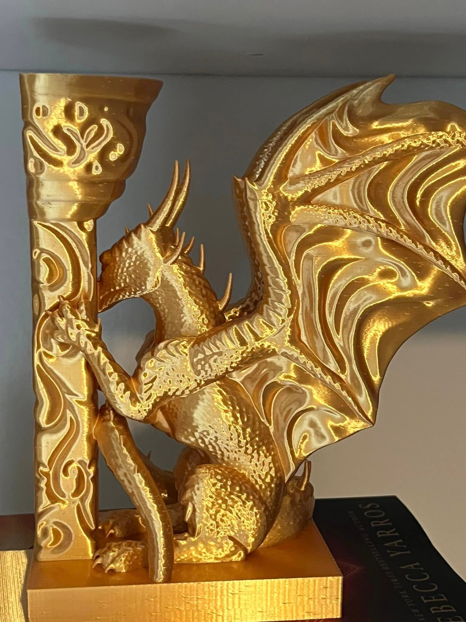 3D Printed Dragon Bookends - Etsy
