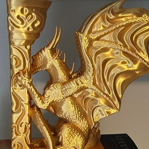 3D Printed Dragon Bookends - Etsy