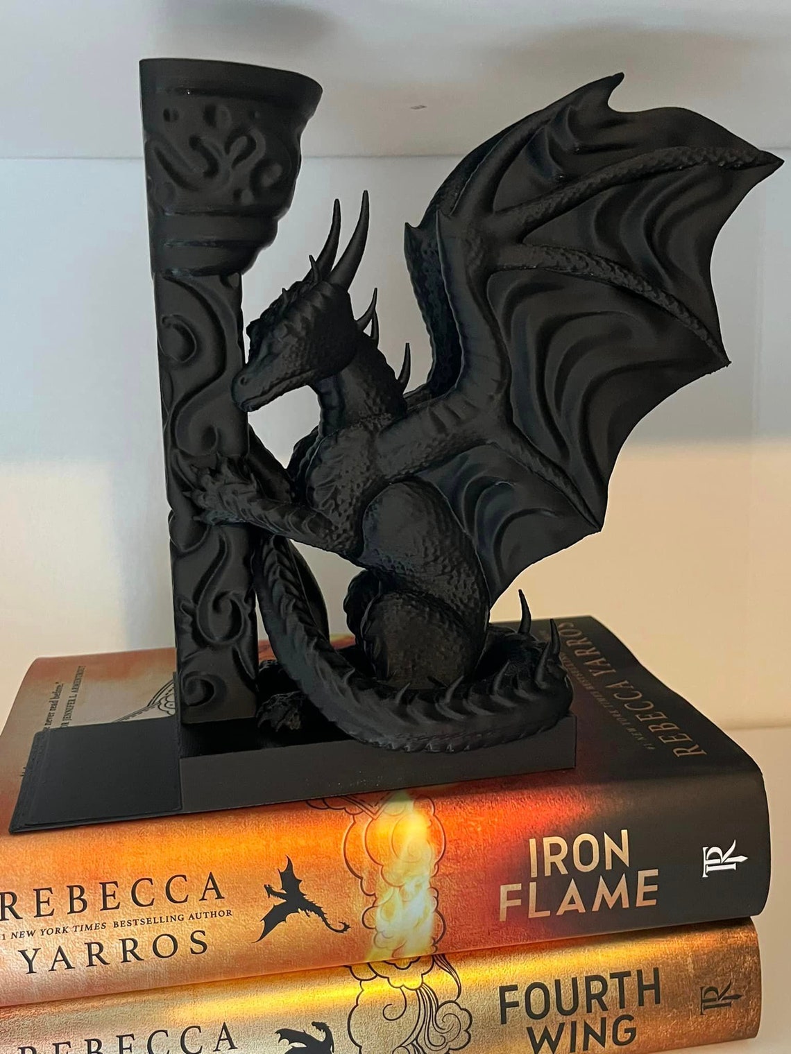 3D Printed Dragon Bookends - Etsy