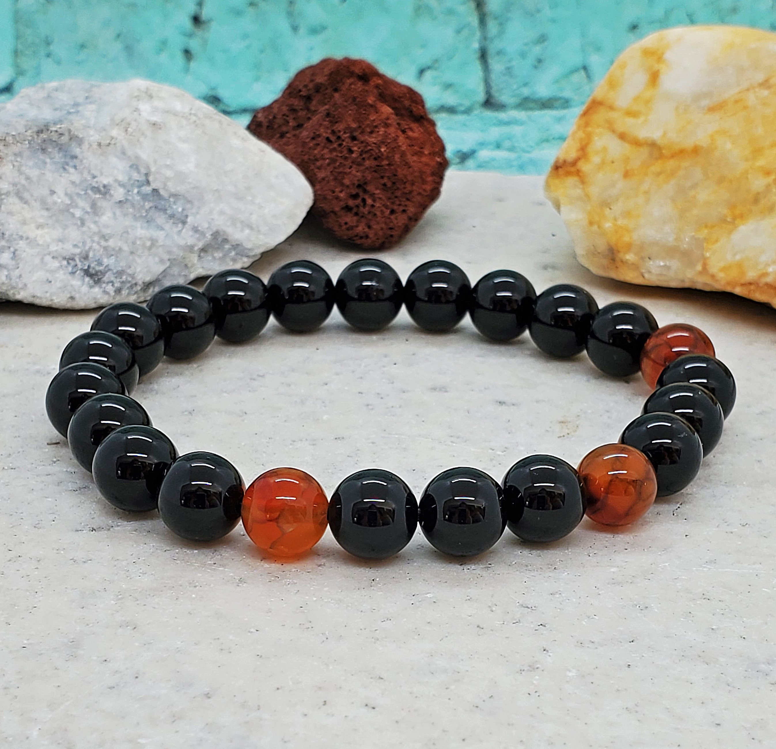 Mens Bracelet Men's Protection Abundance and Prosperity | Etsy