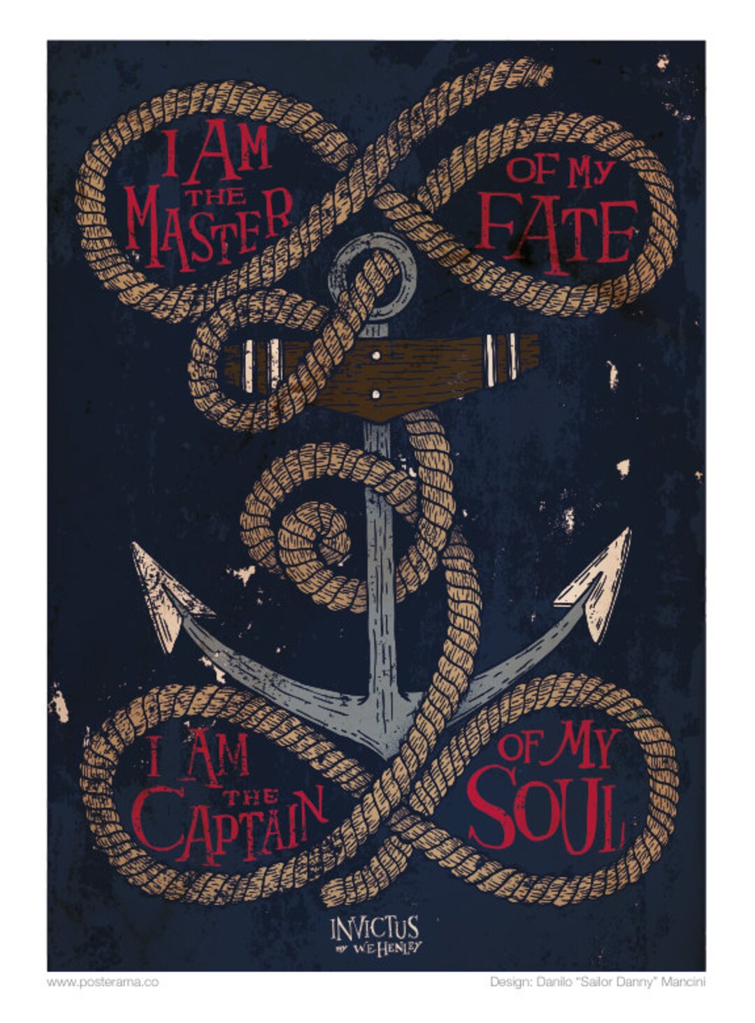 Invictus, by William Ernest Henley Poster. - Etsy