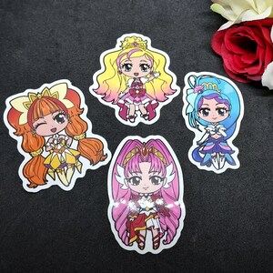 Pretty Cure/ Glitter Force Stickers: Transparent Magical Girl Stickers ...