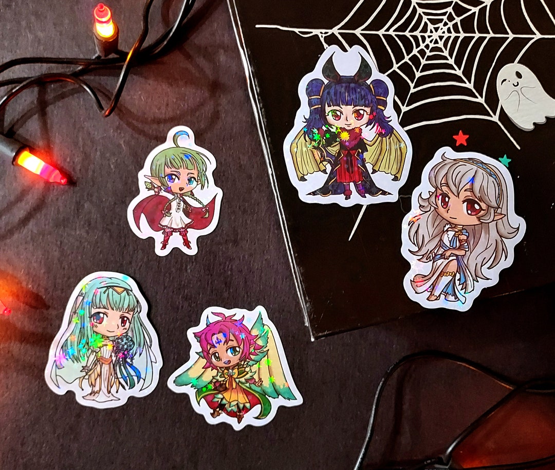 Fire Emblem Holo Stickers: Chibi Manaketes, FEH Alt Units - Etsy