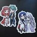 Pretty Cure/ Glitter Force Stickers: Transparent Magical Girl Stickers ...