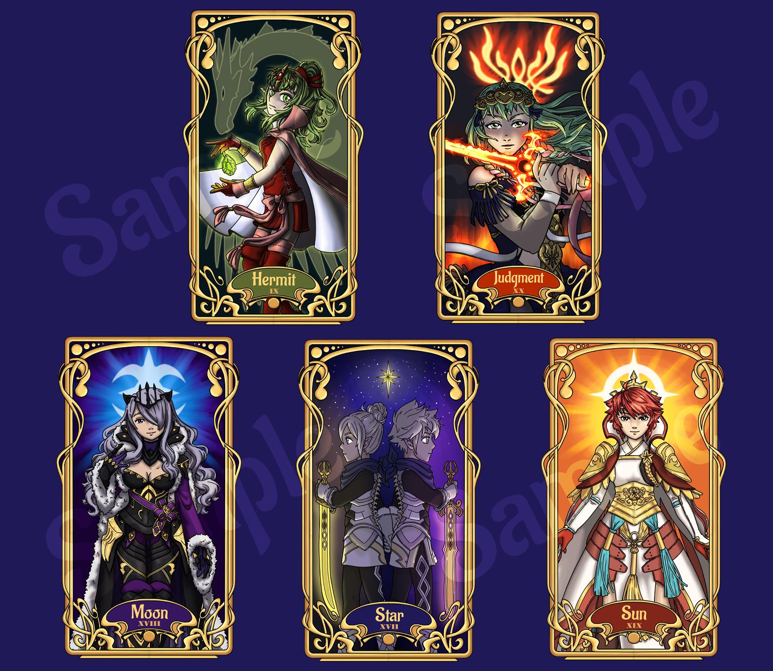 Fire Emblem Major Arcana Tarot Style Art Cards - Etsy