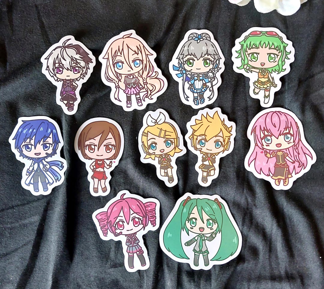 Vocaloid Chibi Stickers - Etsy