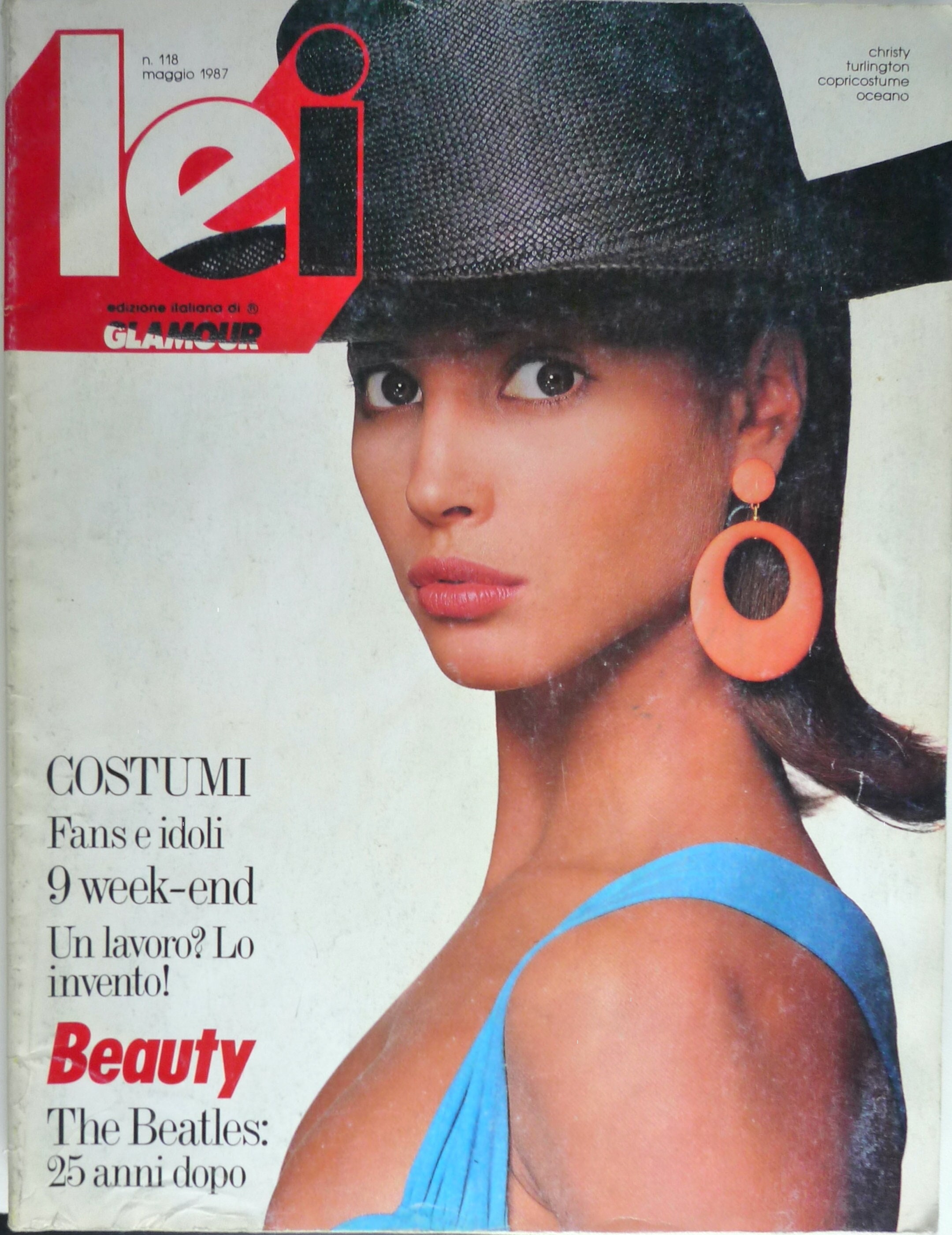 Lei Magazine Italian Glamour Magazine Maggio 1987 - Etsy