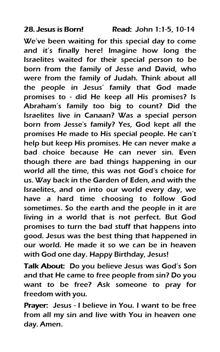 Jesse Tree 28 Family Devotions for Advent (Download Now) - Etsy